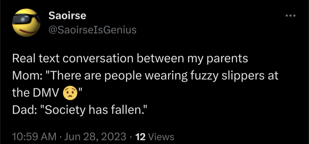Society has fallen. — Raddle